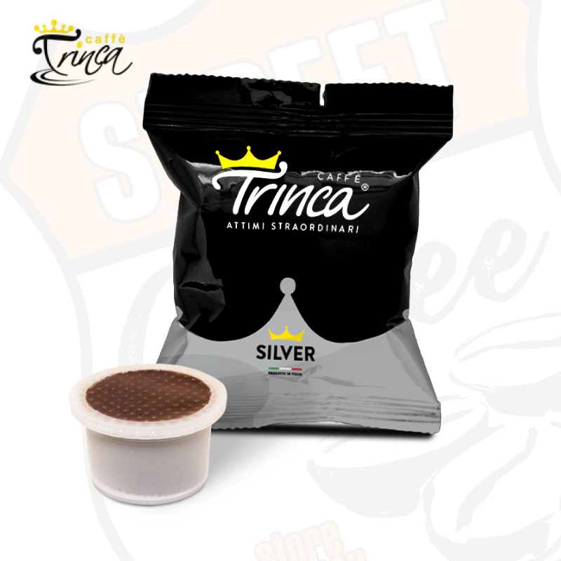 100 Cialde Capsule Caffè Trinca Silver Compatibile Unosystem Uno System